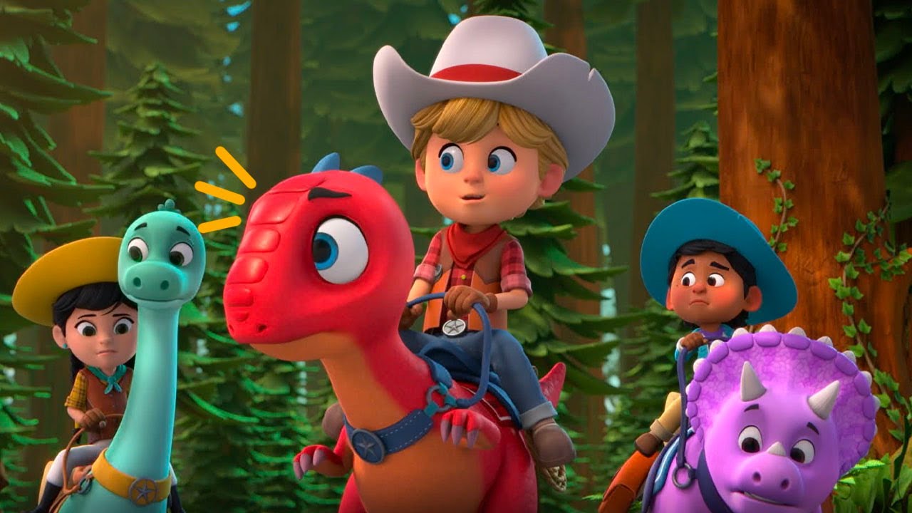 El largo camino a casa | Dino Ranch Español - YouTube