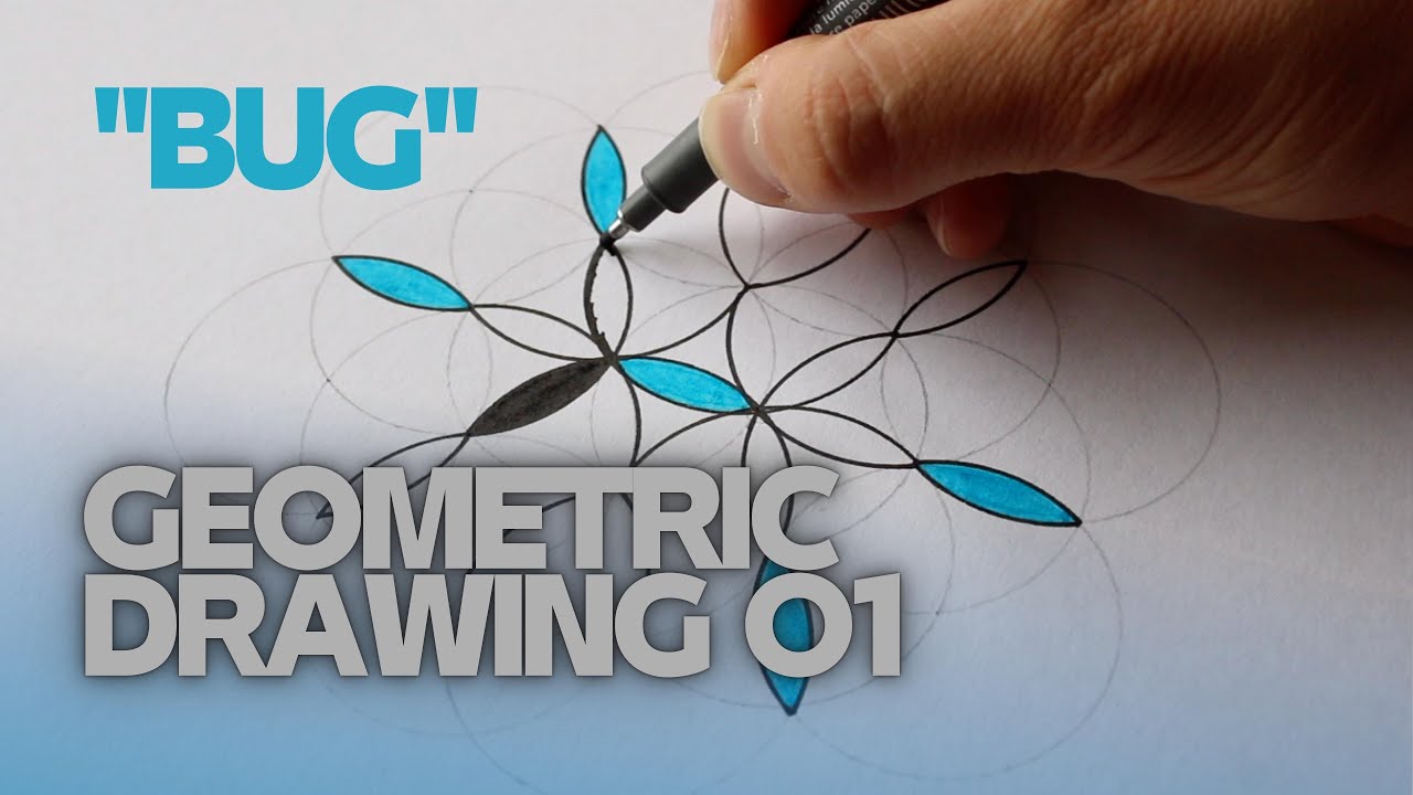 Geometric Drawing 01 "BUG" - YouTube