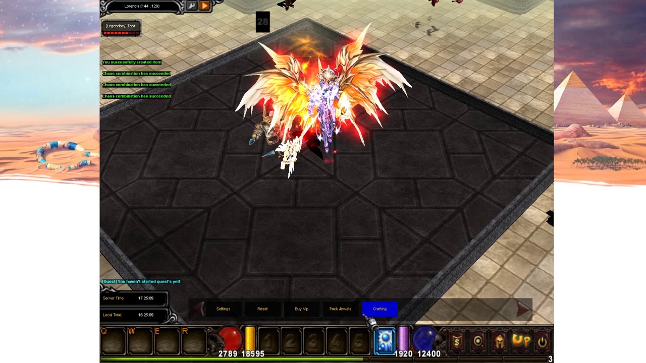 Making Jewel of Excellent Anubis Mu Online Craft System New - YouTube