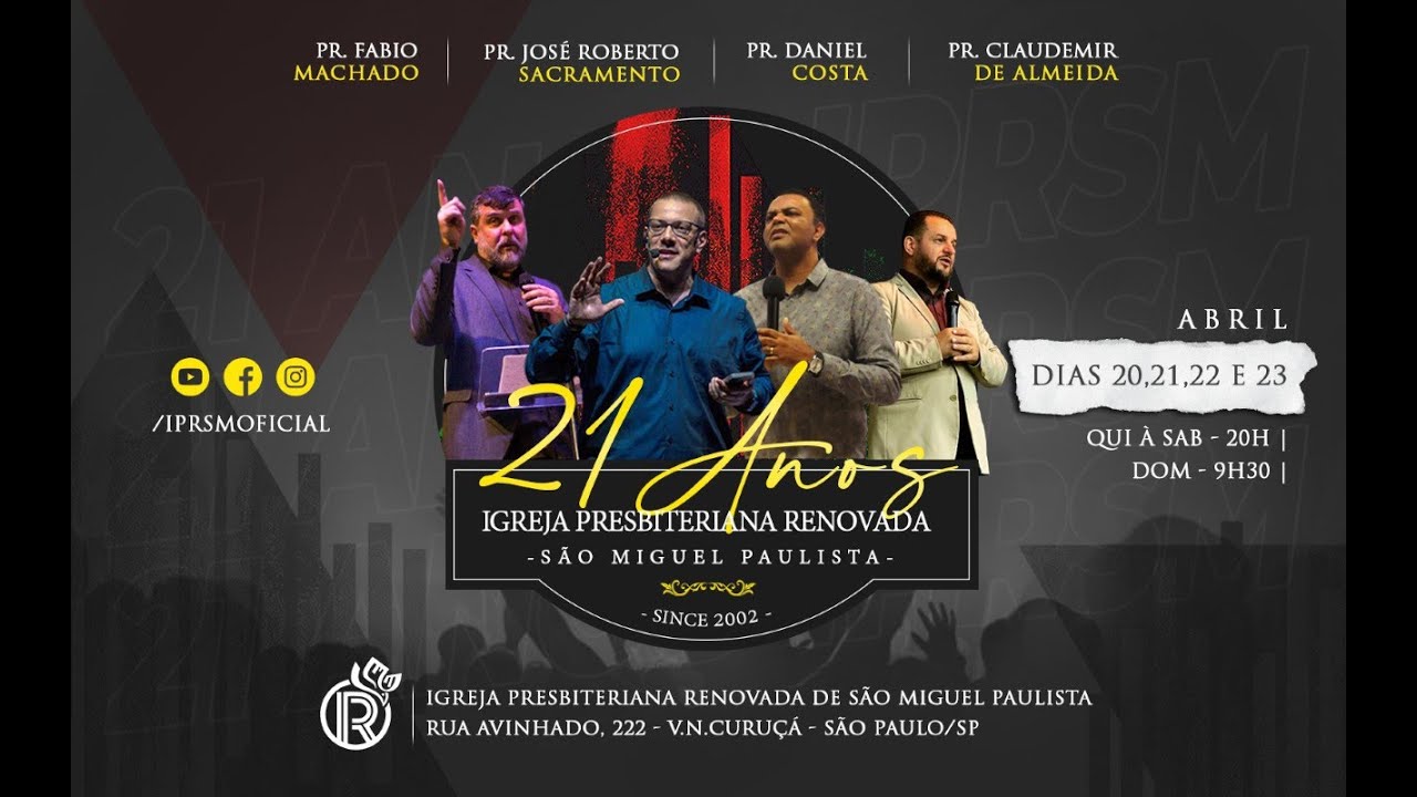 21º Aniversário da IPRSM - 22/04/2023 - YouTube
