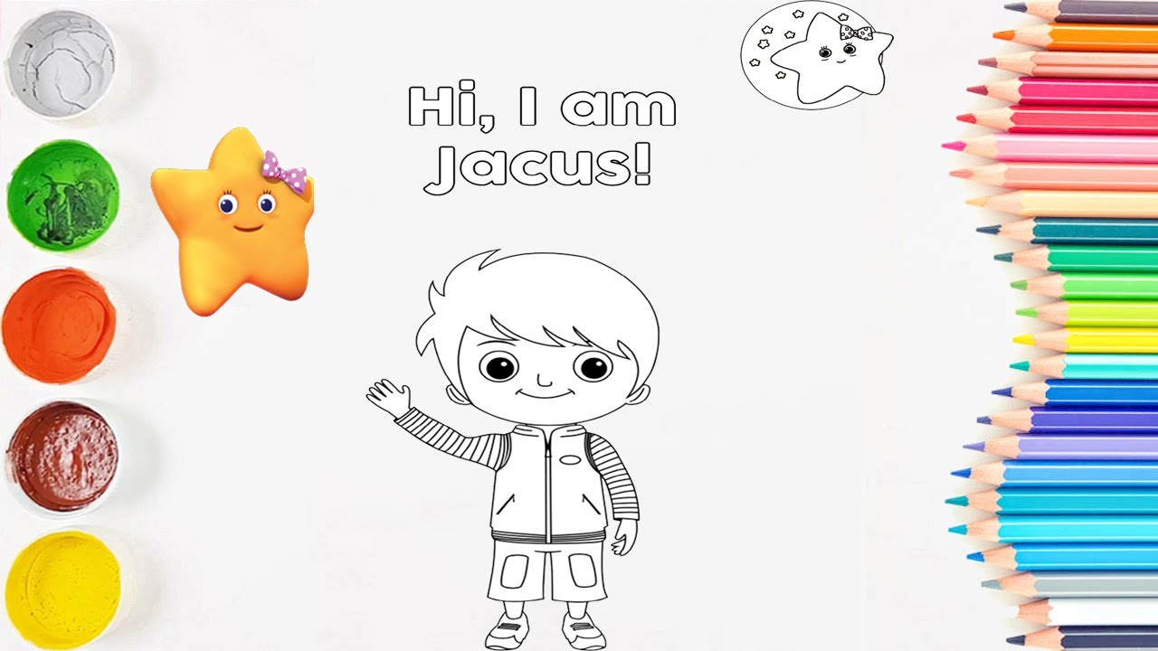 How to Draw JACUS from LittleBabyBum | LBB Characters Drawing | Little ...