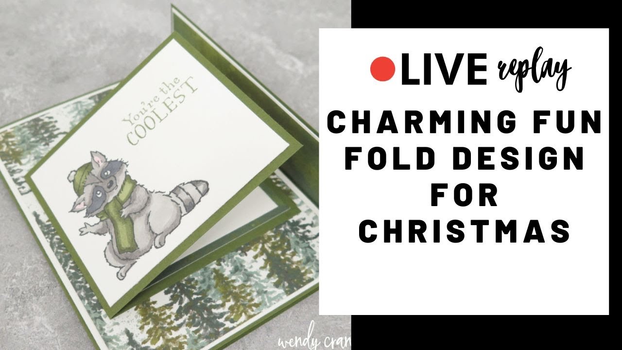 🔴 Charming Fun Fold Card Design for Christmas - YouTube