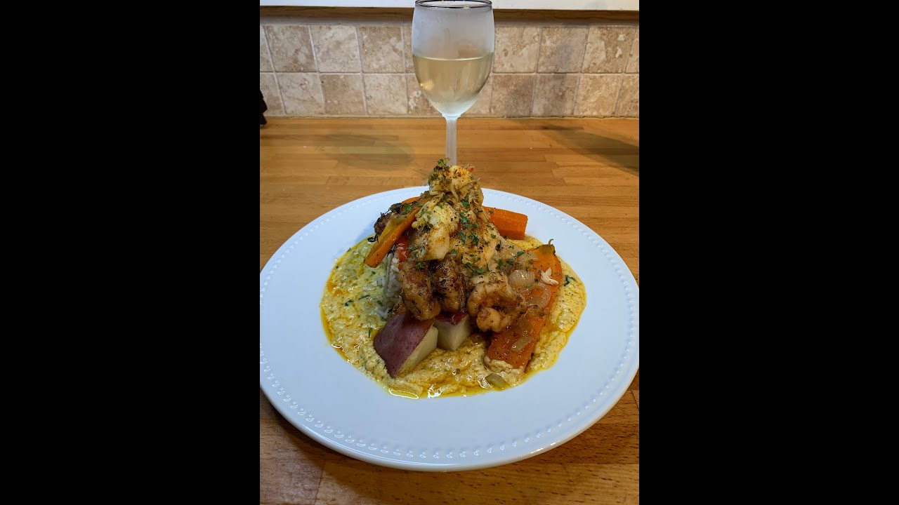 How to: Curry Red Snapper with Cajun Shrimp and Jumbo Lump Crab Meat by ...