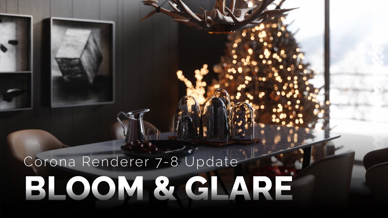 Bloom & Glare | Corona Renderer 7 - 8 Update | 4pixos Academy - YouTube
