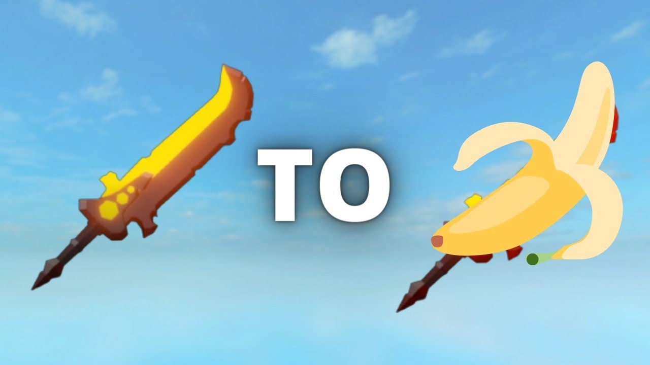 Did rageblade change to banana sword (BananaWars) - YouTube