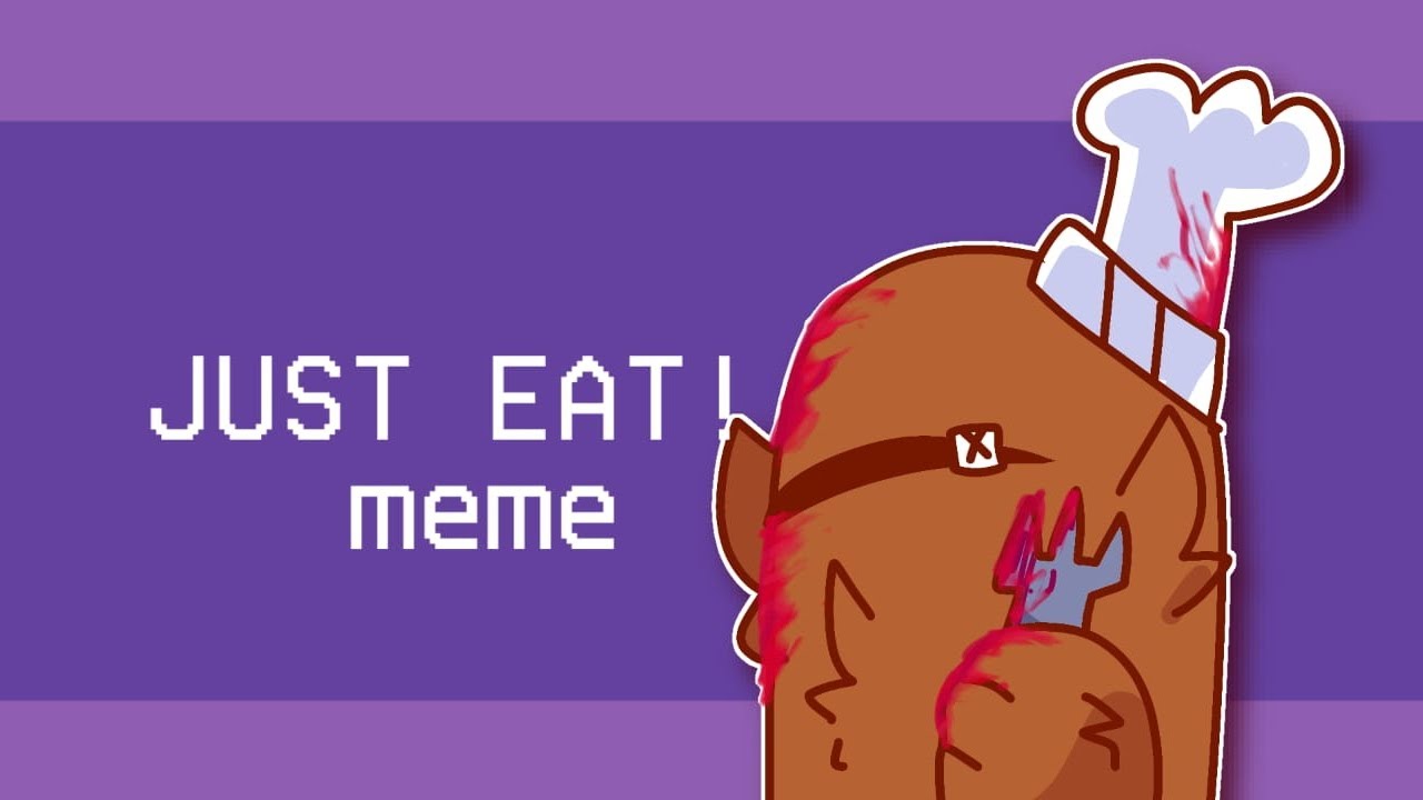 JUST EAT! || Among us || Animation meme || (BW?) [flipaclip] - YouTube
