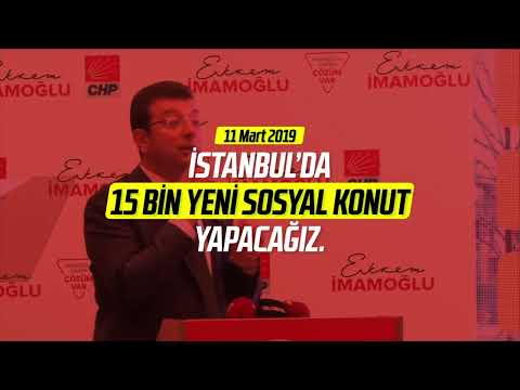 Ekrem İmamoğlu seçilmeden önce verdiği vaatler be sonuç