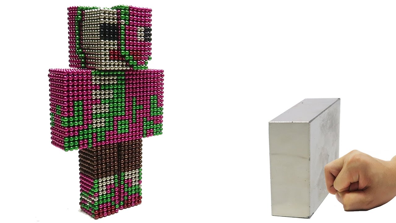 Zombie Pigman Minecraft Vs Monster Magnets | Make Zombie Pigman with ...
