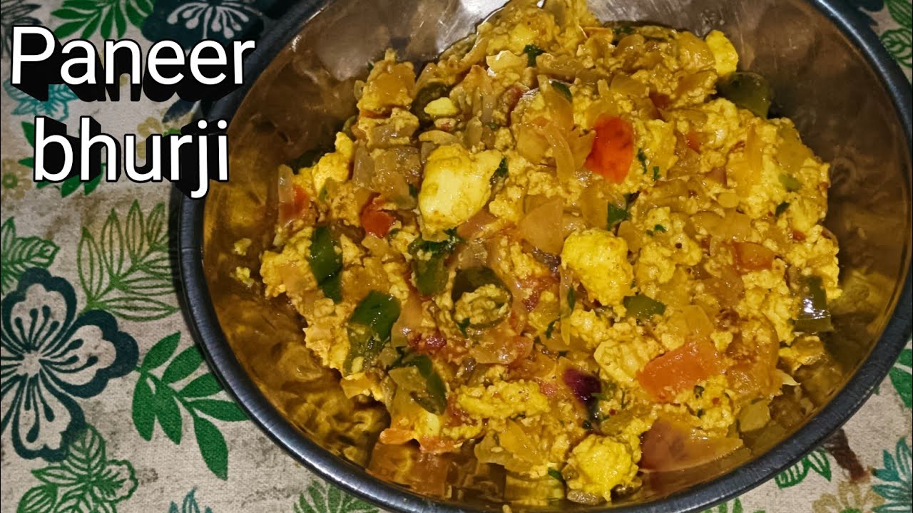 Paneer Burji Recipe l Quick Paneer Recipe l Dry Paneer bhurji recipe l ...