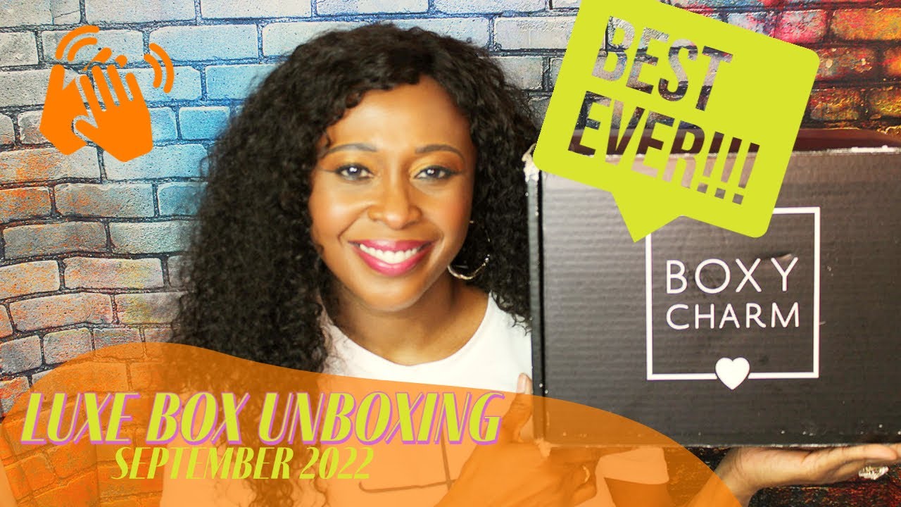 Boxy Luxe September 2022 Unboxing/ Fall Box/Best One Yet!!! #boxycharm ...