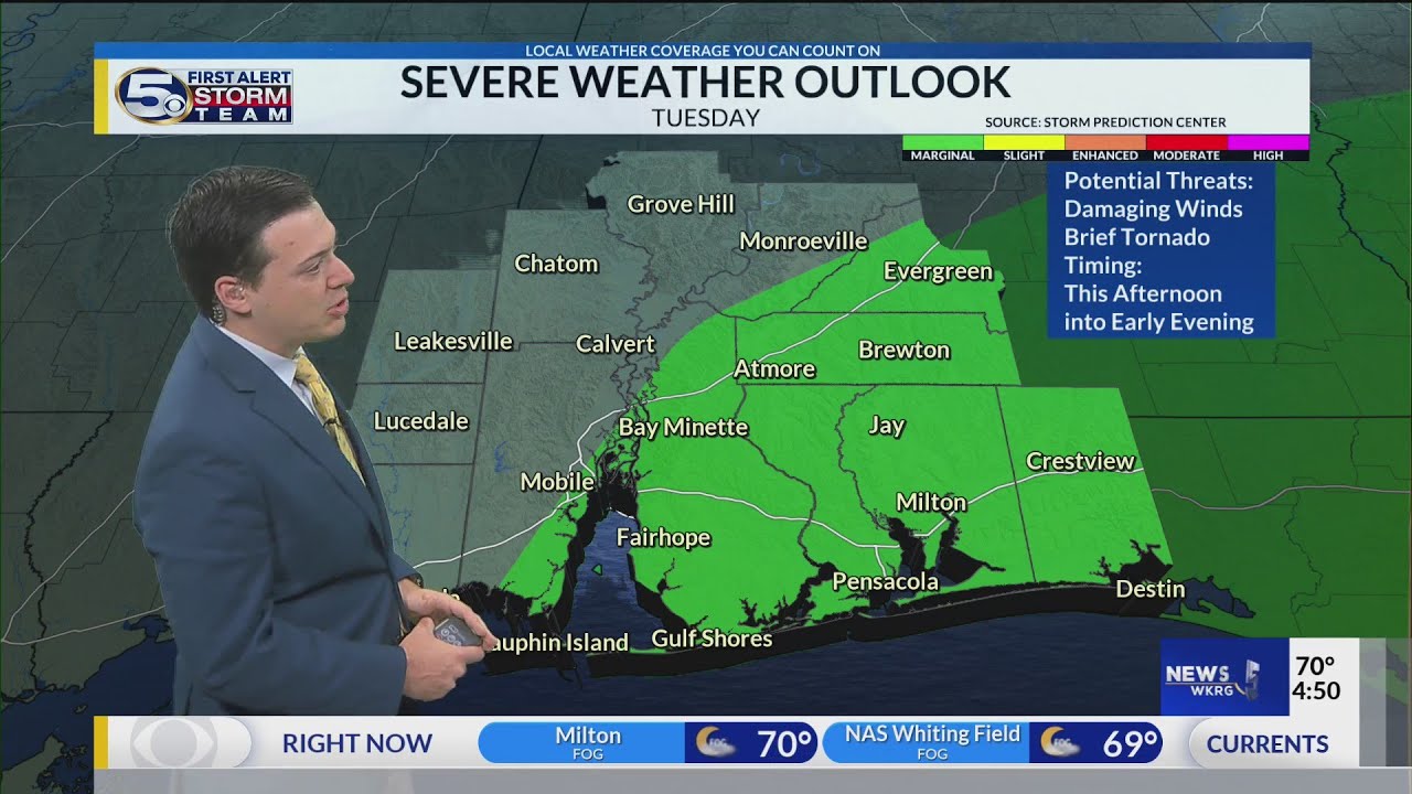 Early Tuesday Morning Forecast: Weather Aware Today - YouTube