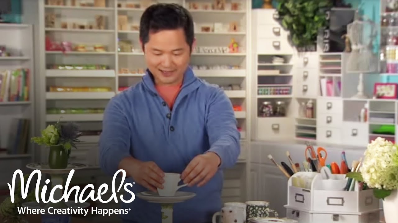 Danny Seo: Tiered Trays | DIY Home Décor | Michaels - YouTube