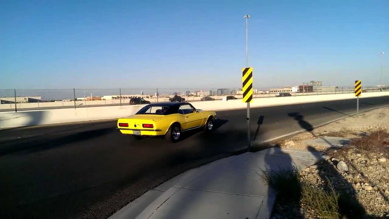 1967 Camaro Burn out Fail - YouTube