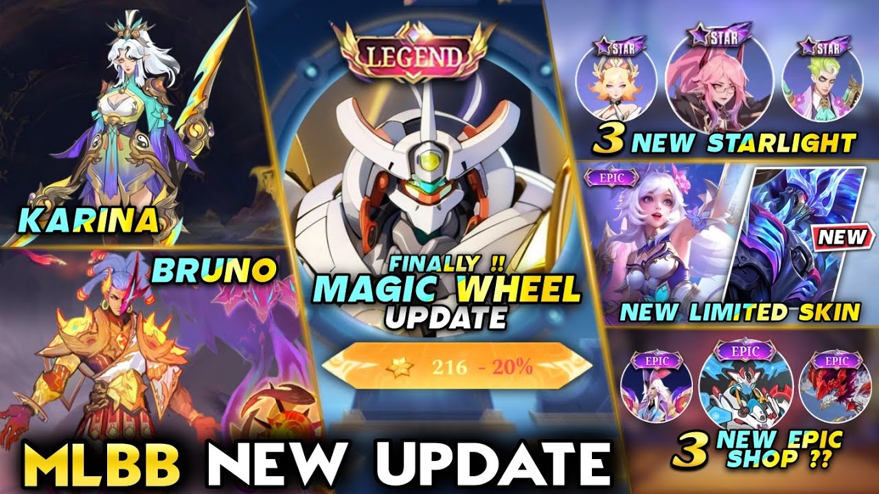 MAGIC WHEEL UPDATE | KARINA COLLECTOR | NEW STARLIGHT | NEW EPIC SHOP ...