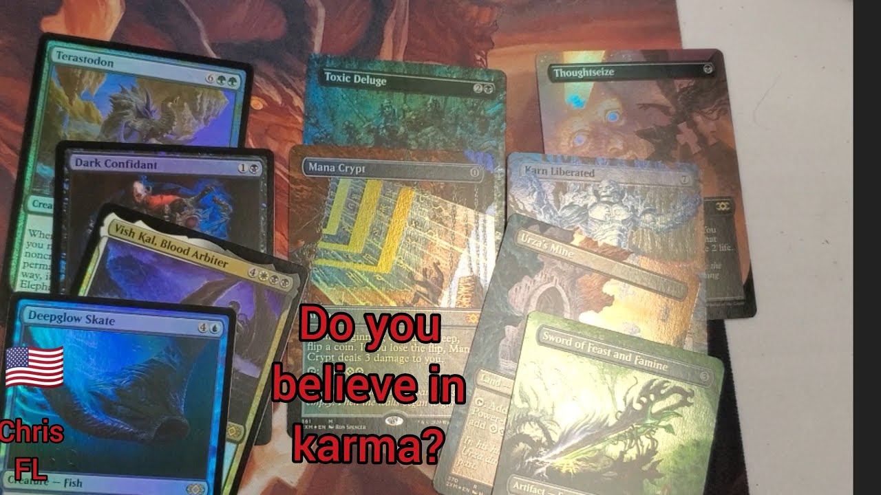 MTG DOUBLE MASTERS FULL VIP BOX OPENING FLORIDA SPONSORED. MANA CRYPT ...