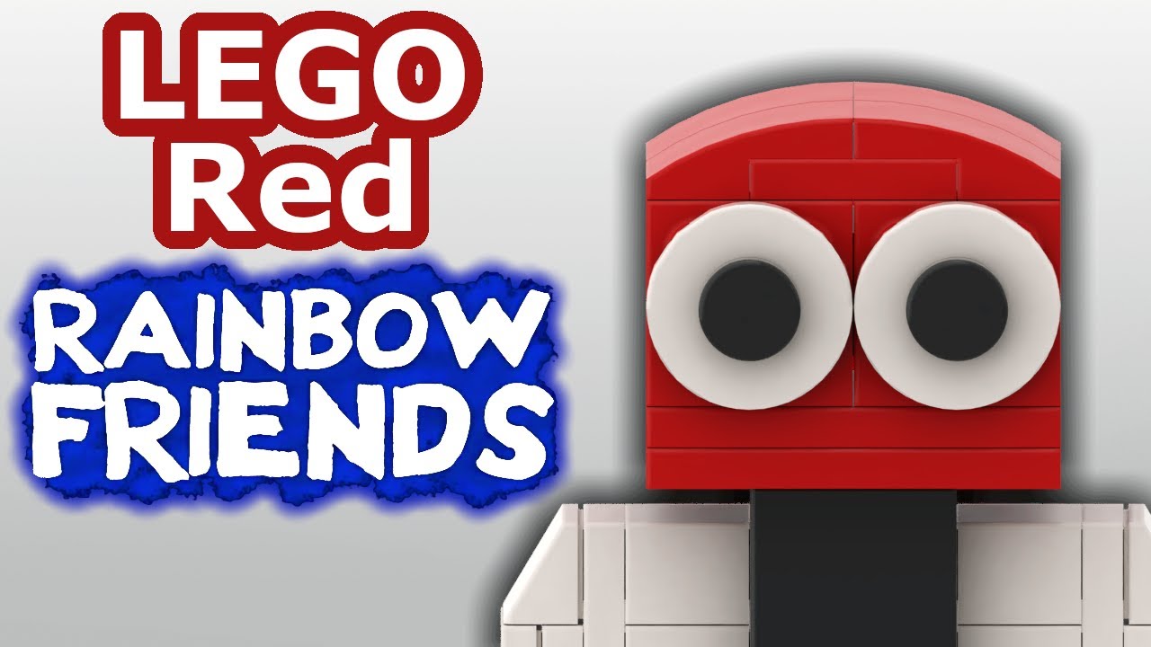 Wie baut man LEGO Red (Rainbow Friends) - YouTube