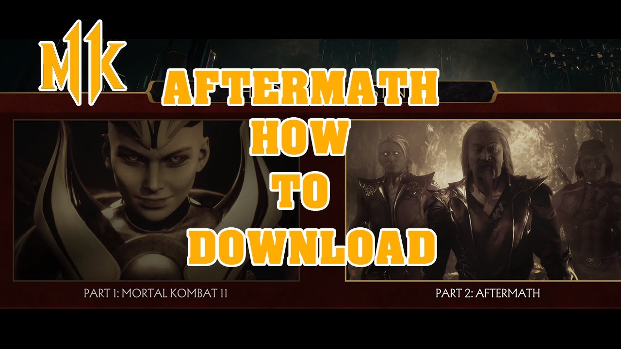 MK11 Aftermath How to Download on PS4 - YouTube
