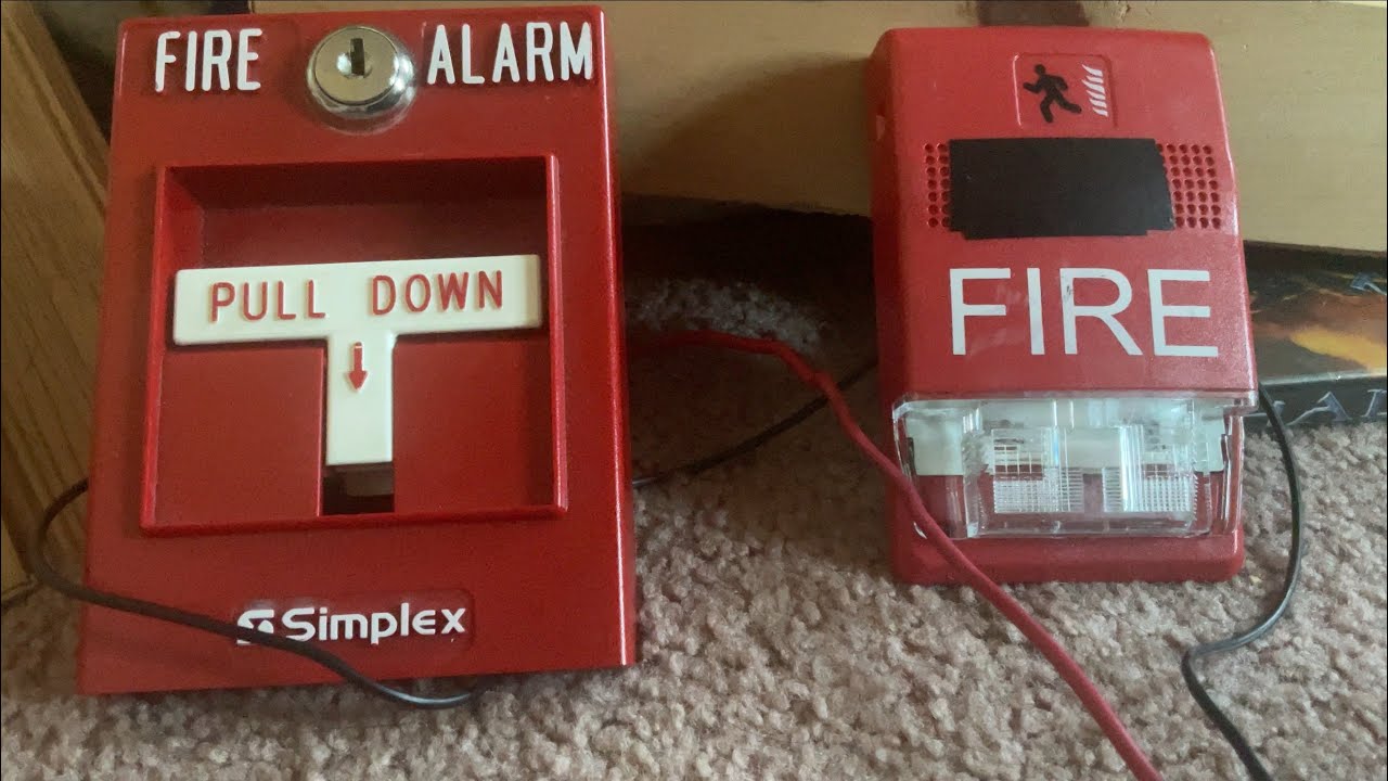 EST Genesis Horn/Strobe Fire Alarm Connected To My Simplex 2099-9754 ...