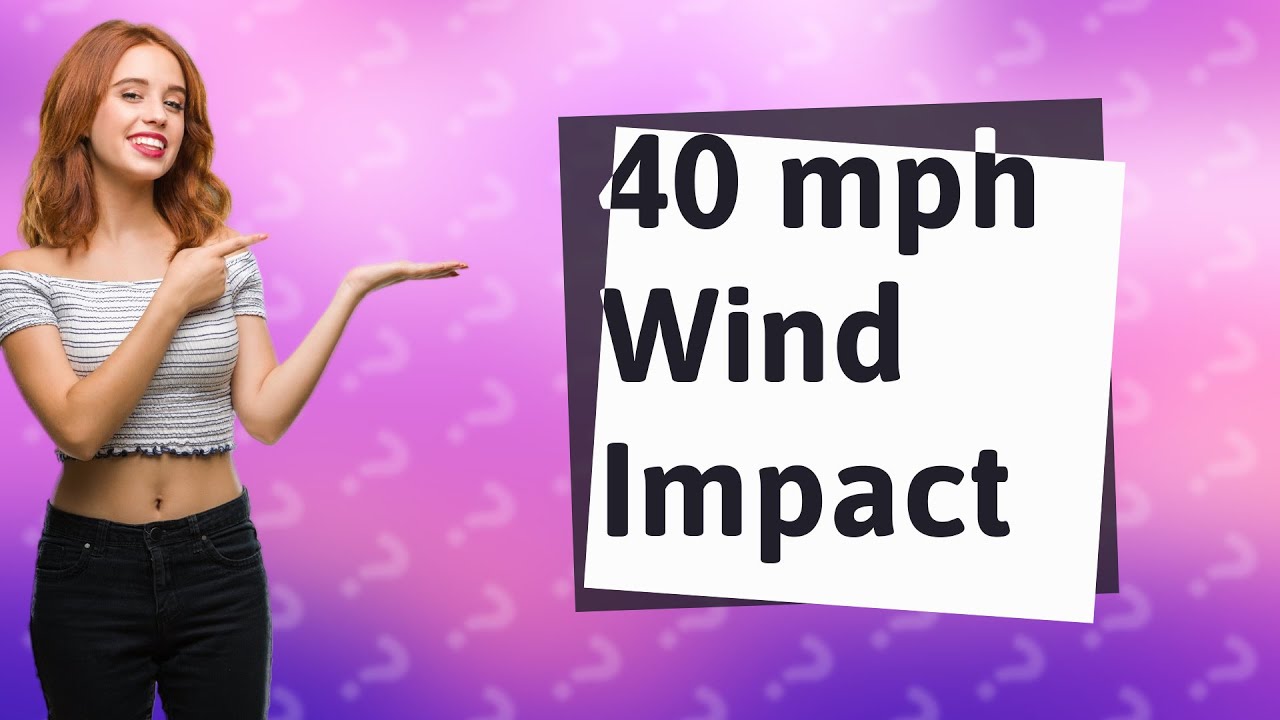 Is 40 Mph Wind Strong YouTube