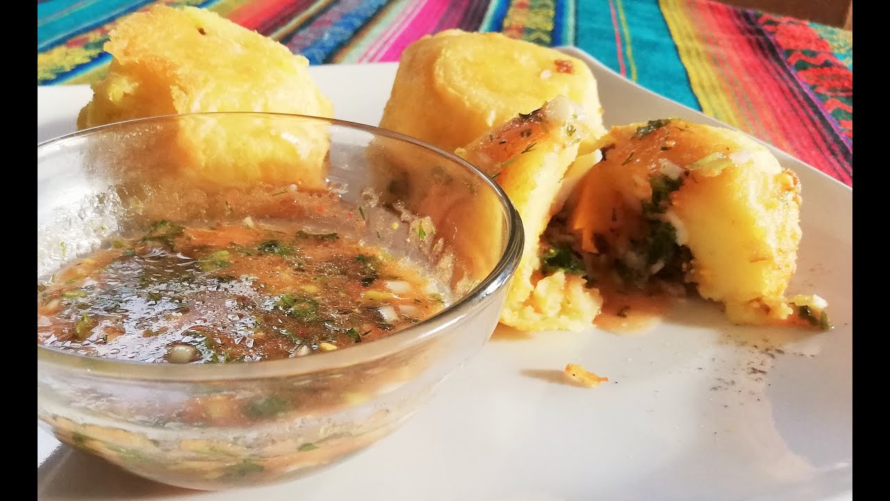 Papai Rellena Colombiana PAPA RELLENA COLOMBIANA (PASO A PASO) + Aji