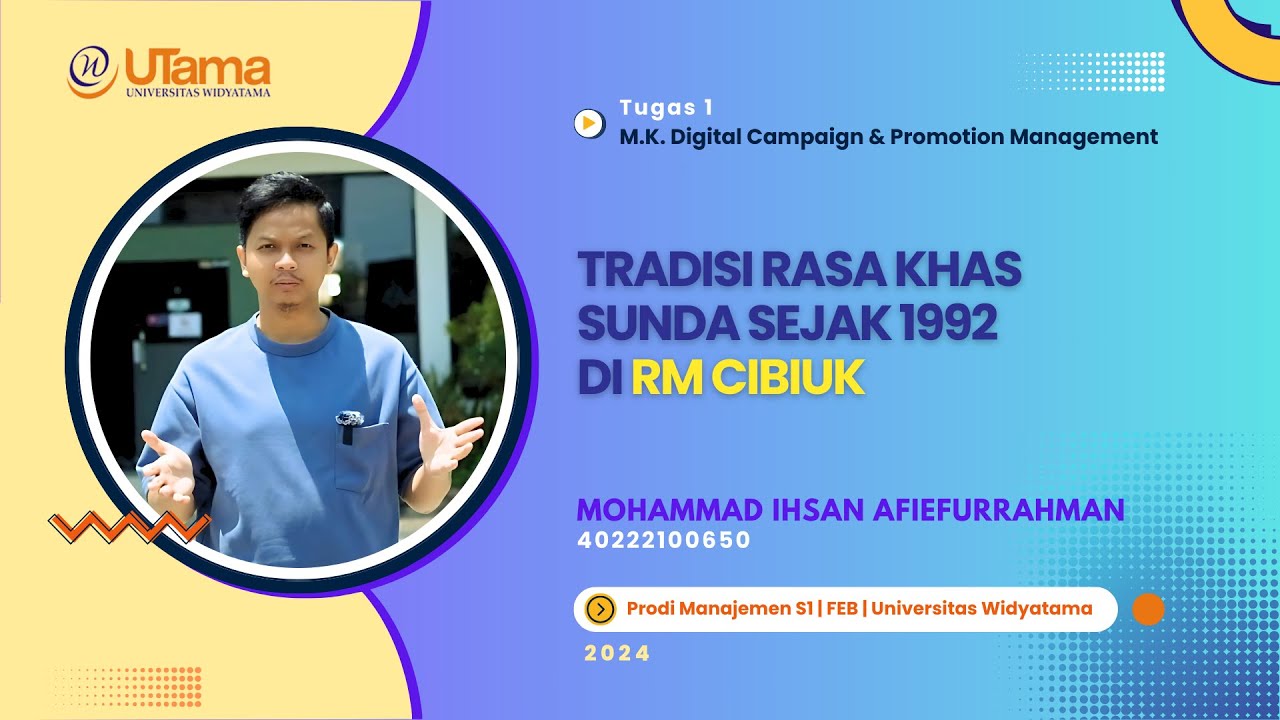 TRADISI RASA KHAS SUNDA SEJAK 1992 DI RM CIBIUK - Mohammad Ihsan ...