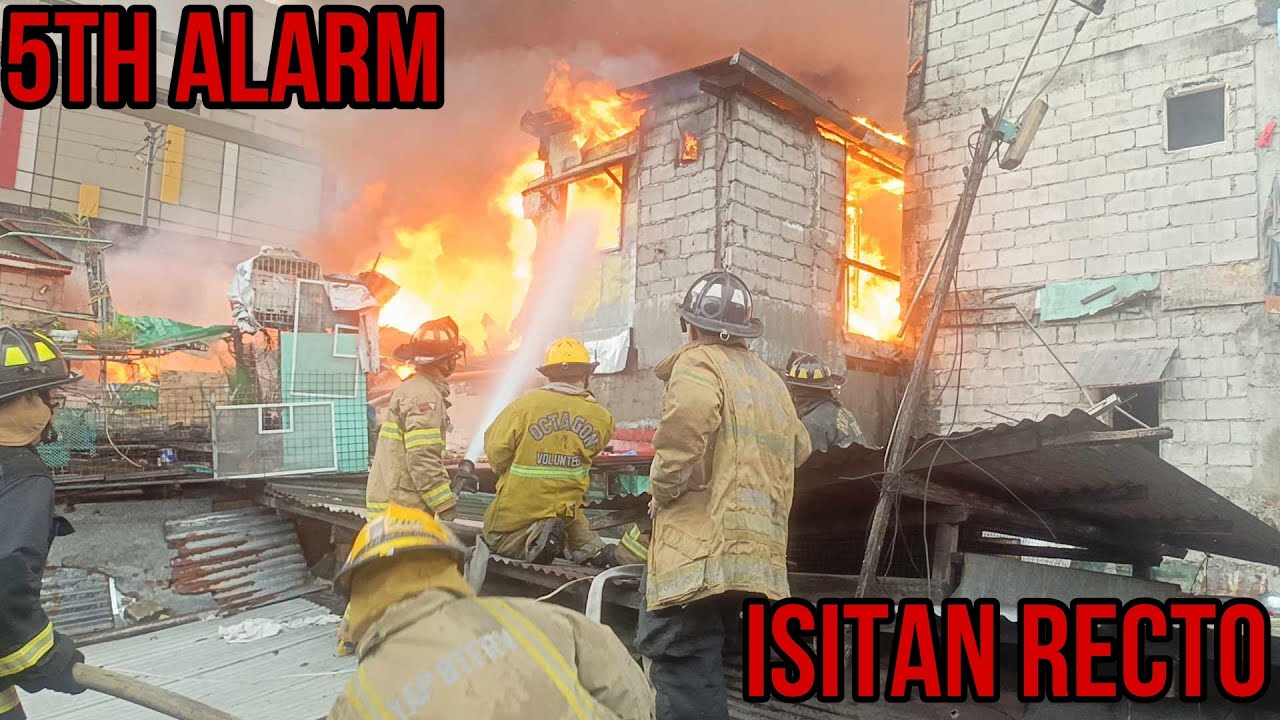 10-70 (Sunog) 5th Alarm Isitan Recto - YouTube