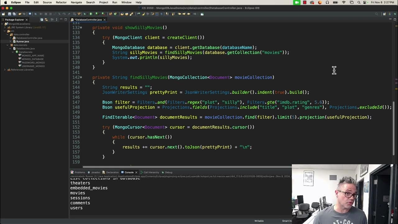 MongoDB Java Example - YouTube