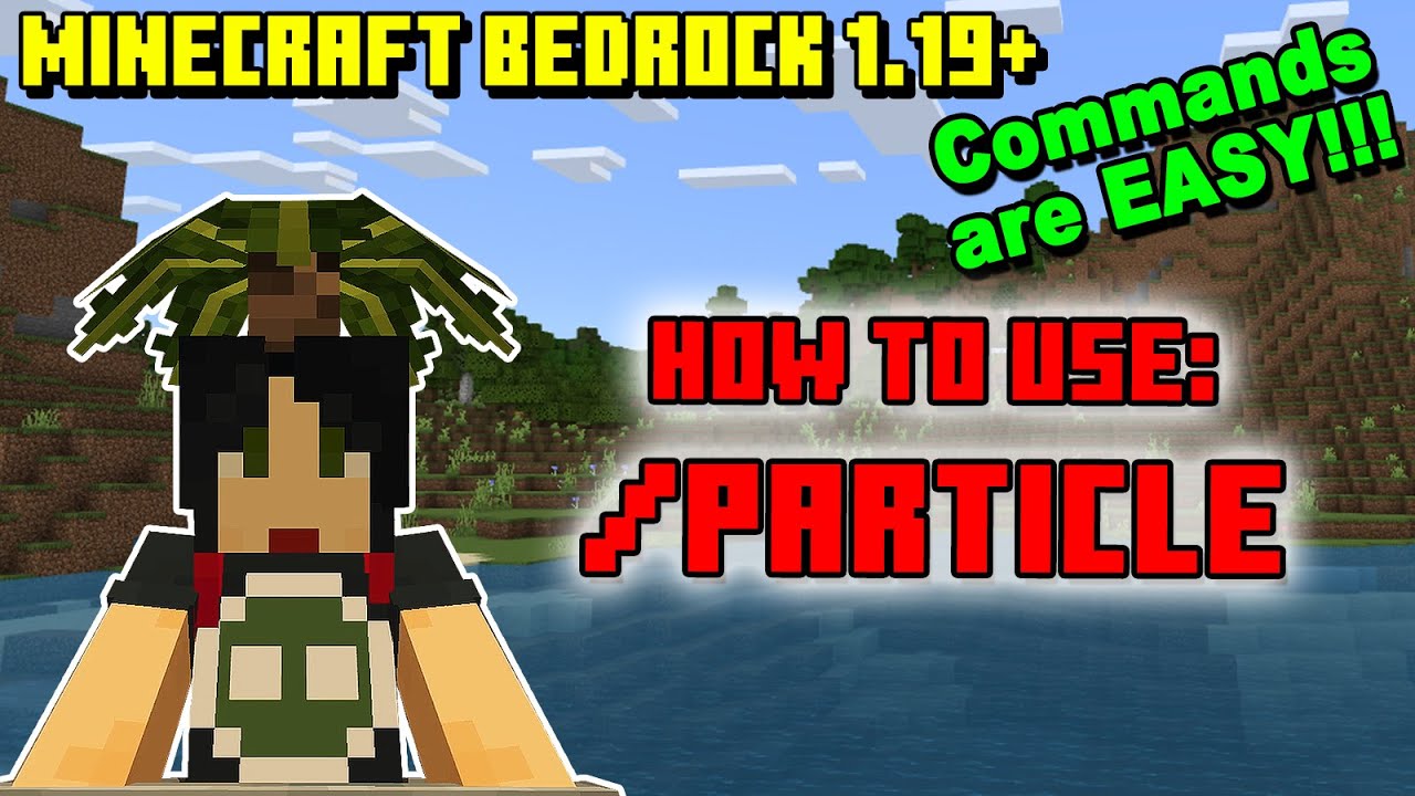 How to use the /particle command in Minecraft Bedrock 1.19+ - YouTube