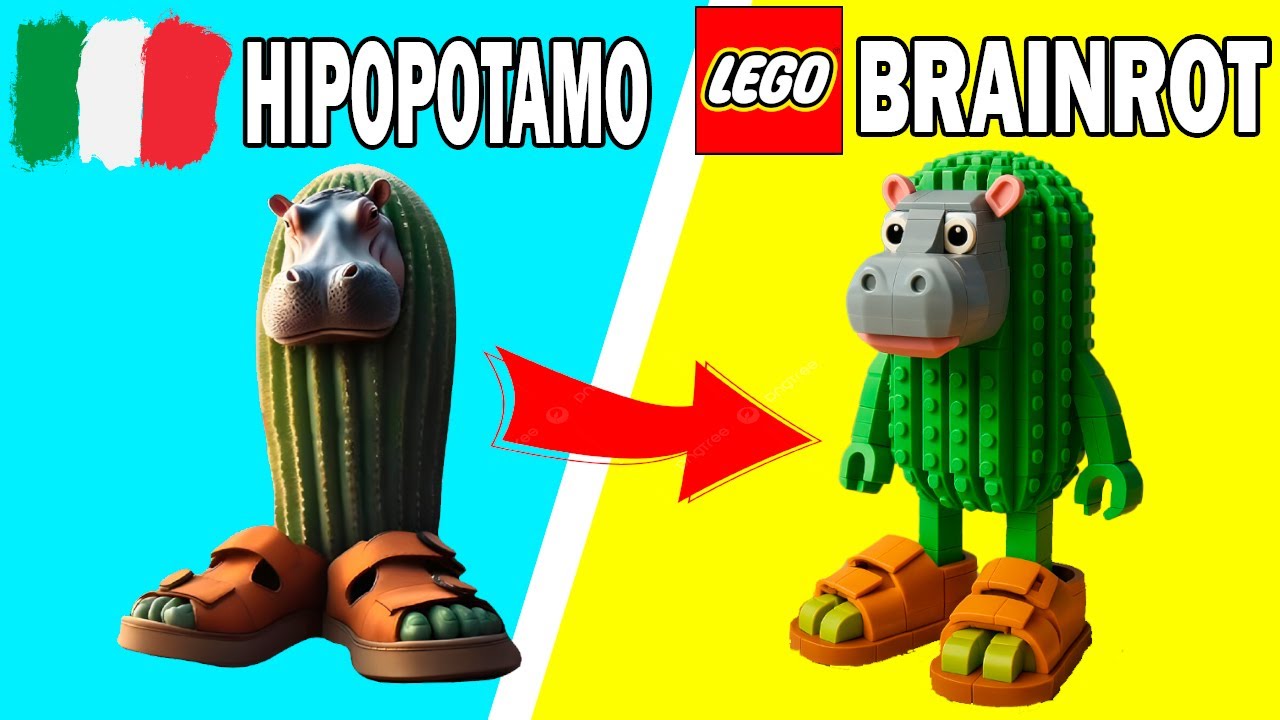 I turned Italian Brainrot in LEGO... - YouTube