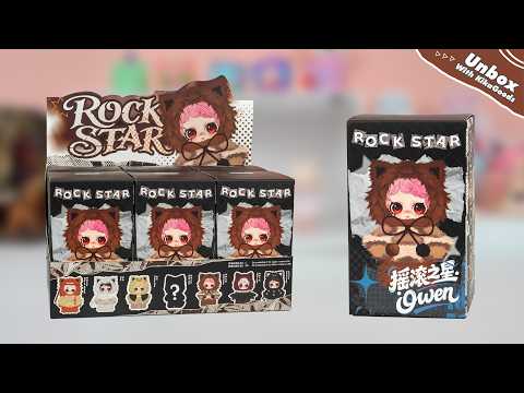 Unboxing Owen Rock Star Series Plush Blind Box #kikagoods #unboxing #blindbox #asmr #kawaii