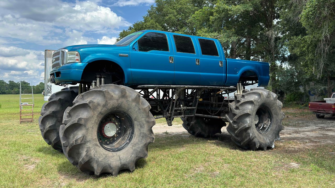 Mega truck paint job custom color on a 6 door f250 how to paint a ...