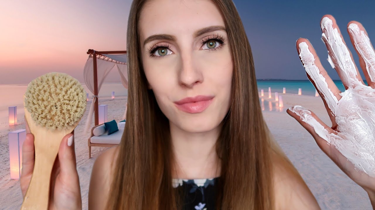 ASMR Spa Behandlung am Strand 🏝 Roleplay mit ASMR Lisa - YouTube
