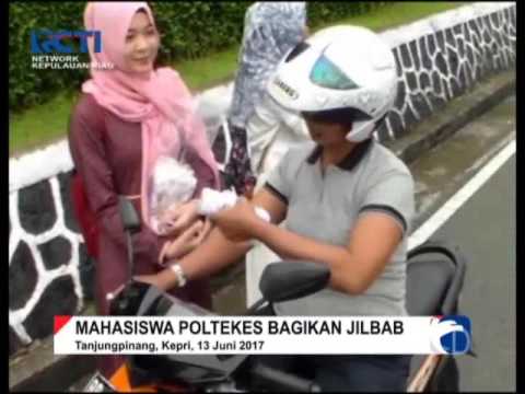 SEPUTAR KEPRI_RCTI_20170614_MAHASISWI POLTEKSES TANJUNGPINANG BERBAGI 1000 JILBAB