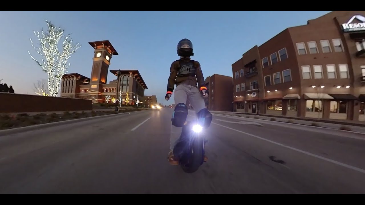 Electric Unicycle Races Police, Grapevine TX HD 1080p - YouTube