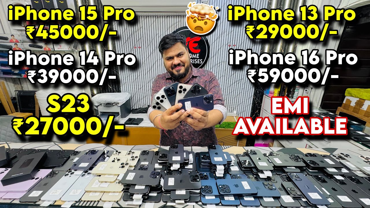 Biggest iPhone Sale Ever🔥| Cheapest iPhone Market | Second Hand Mobile ...