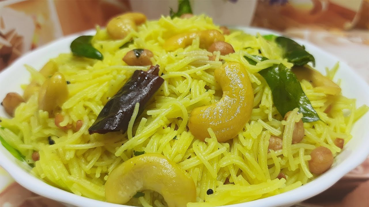 Semiya Lemon Pulihora Recipe | సేమియా నిమ్మకాయ పులిహోర | Vermicelli ...
