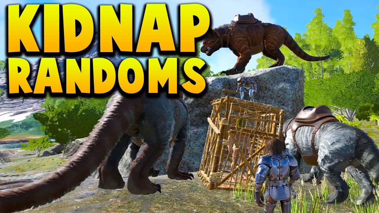 KIDNAPPING A RANDOM PERSON! - Ark Survival Evolved Island No Fliers PVP ...