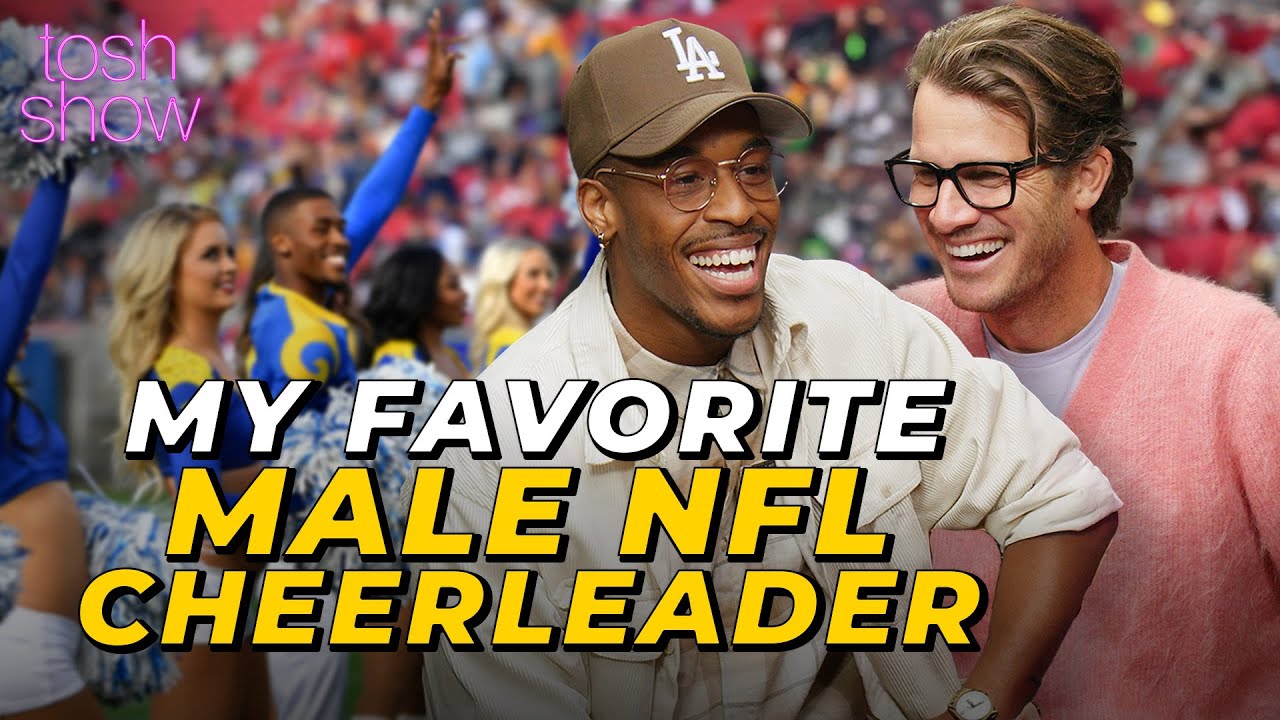 My Favorite Male NFL Cheerleader - Quinton Peron | Tosh Show - YouTube