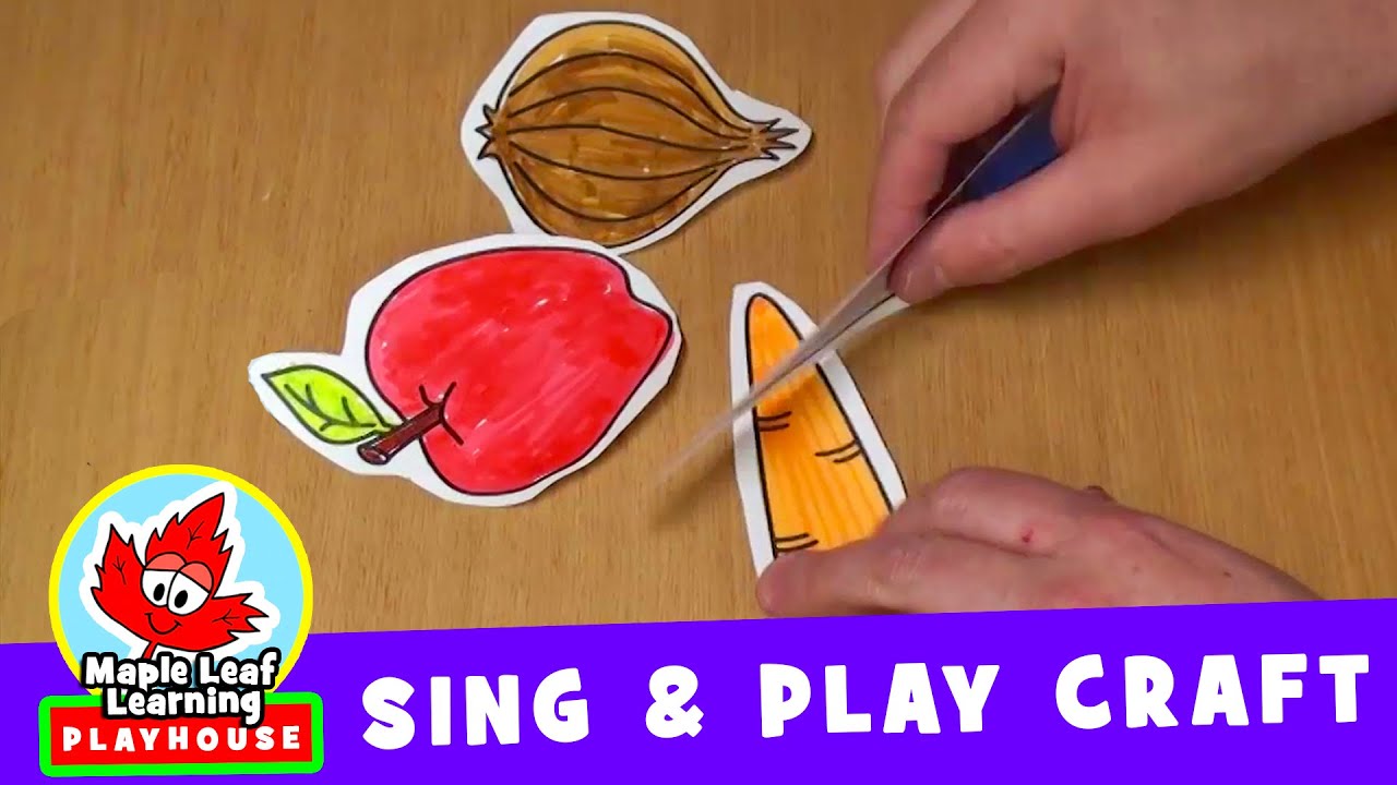 Cut the Carrot | Sing and Play Craft for Kids | Maple Leaf Learning ...