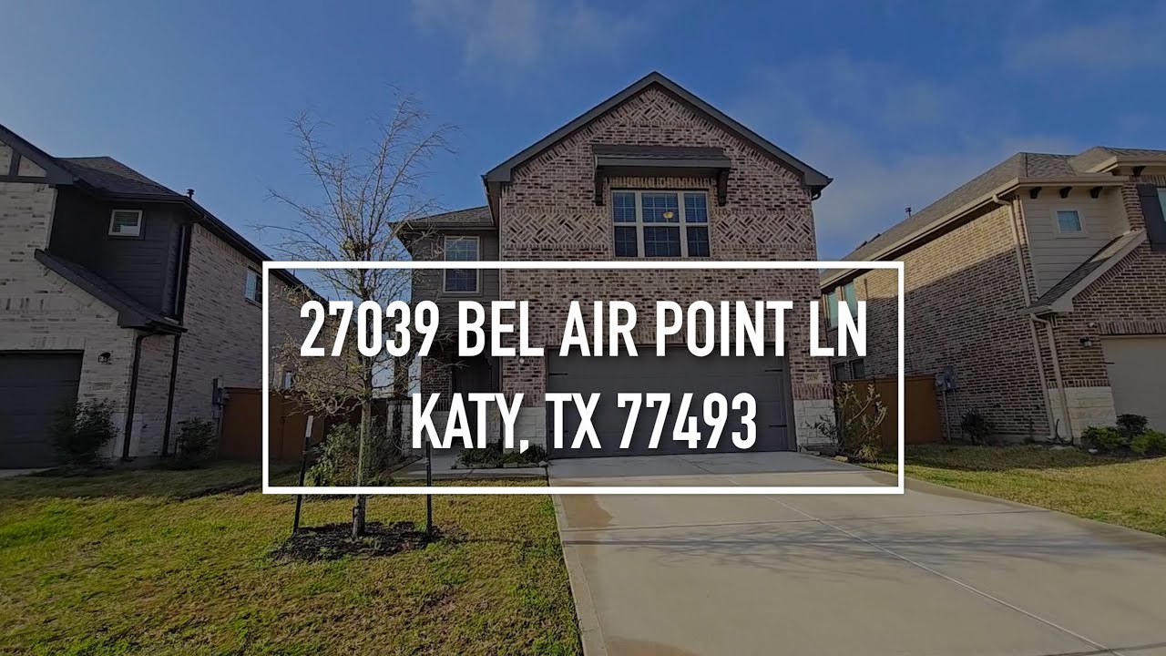 27039 Bel Air Point Ln, Katy, TX 77493 - YouTube