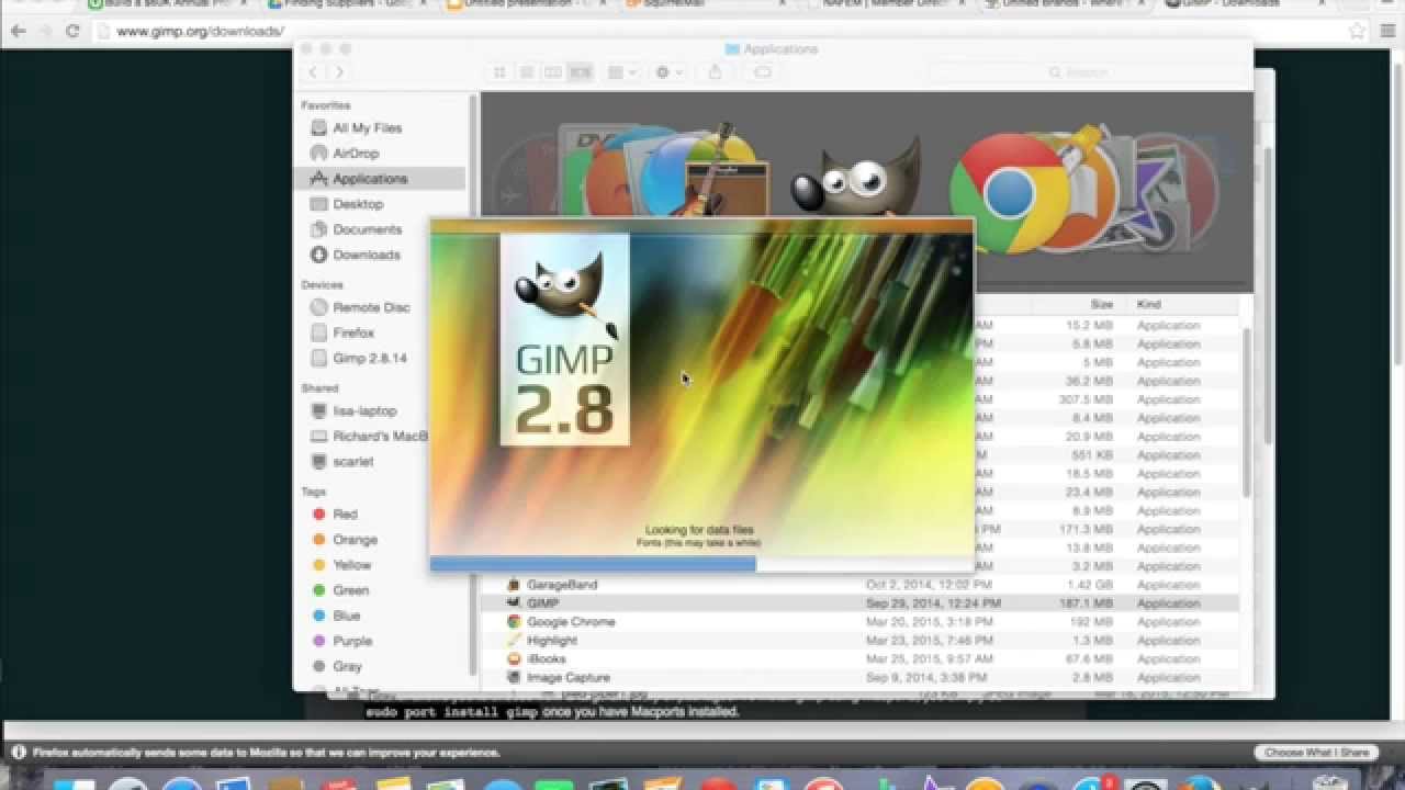 Setting Up Gimp on a Mac for Image Editing - YouTube