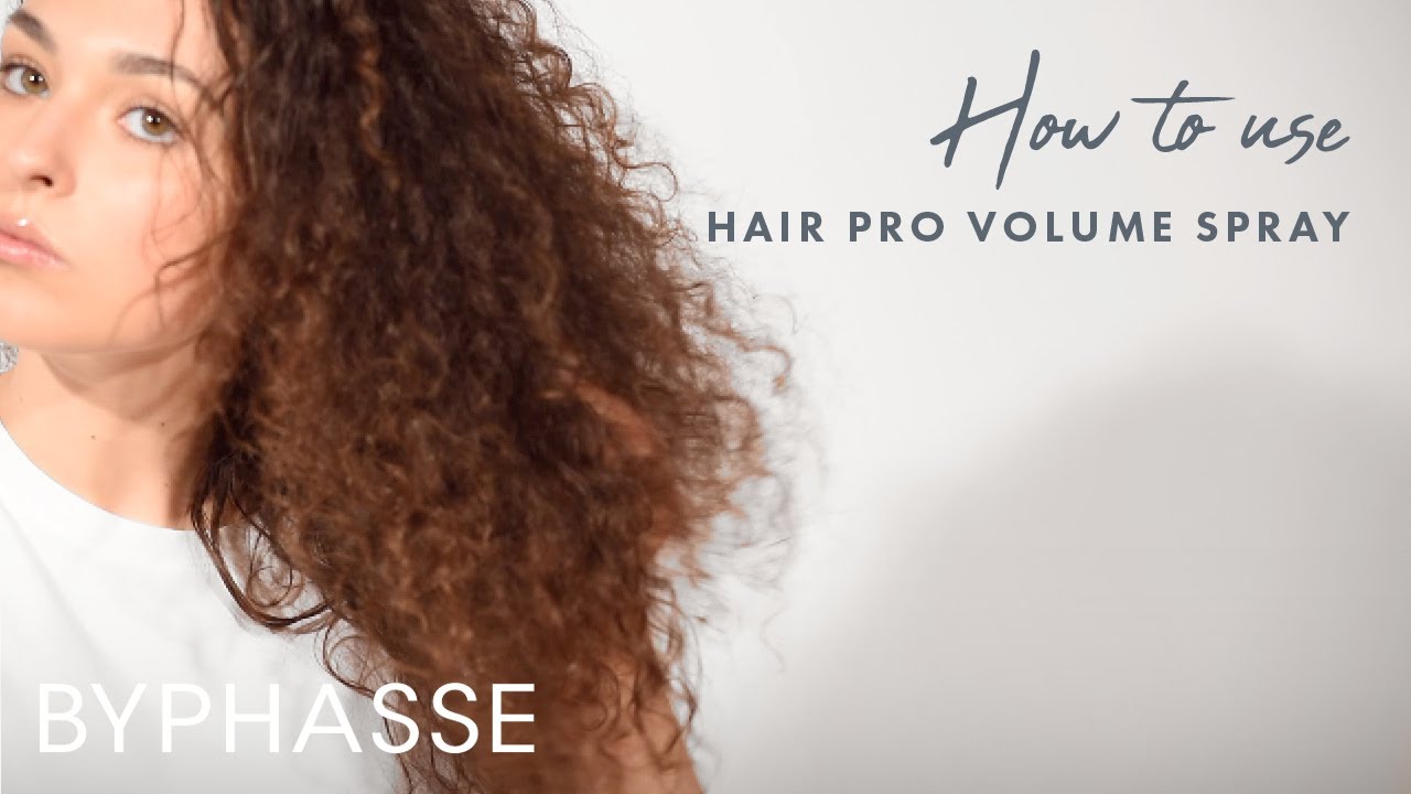How to use: Hair Pro Volume Spray | Tutorials | Byphasse - YouTube