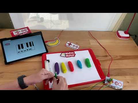 How to Demo Makey Makey Play-doh Piano - YouTube
