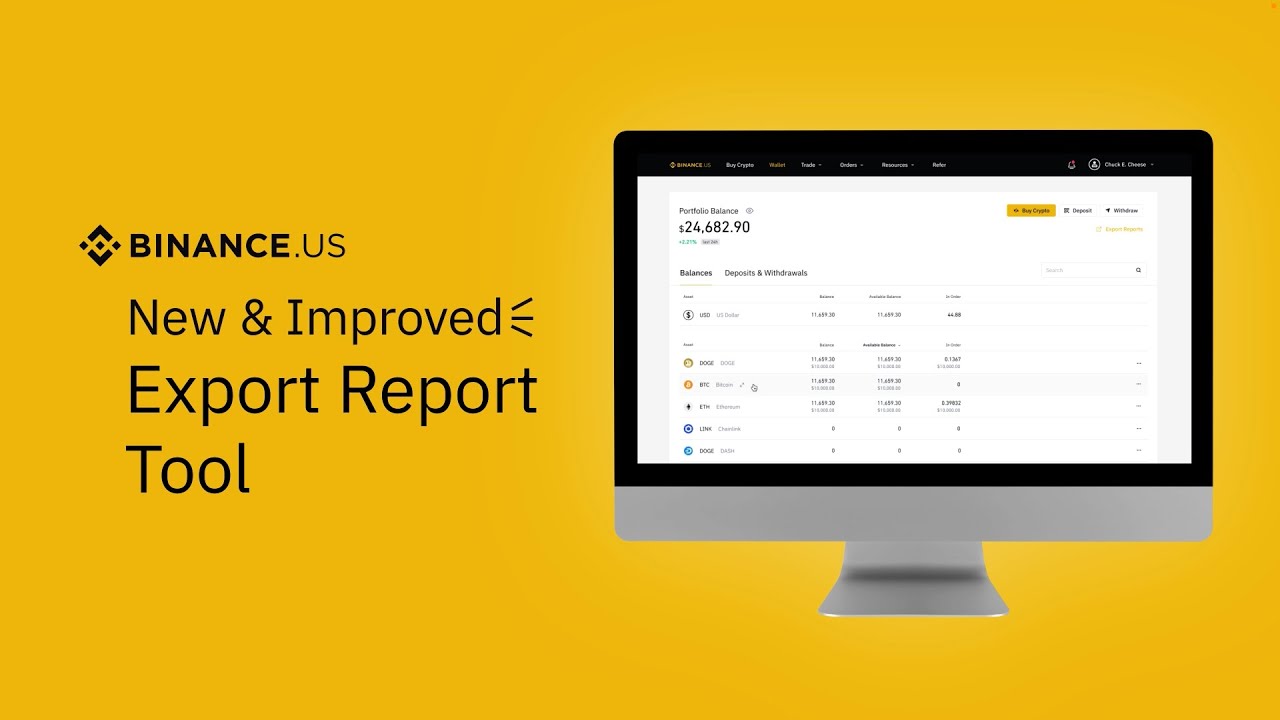 Binance.US | How To Export Your Transaction History - YouTube