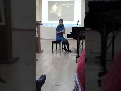 Məktəb-studiya şagirdlərinin Elmi-Ifaçılıq Konfrans Konserti-Nabiyeva Humay .Conference of children