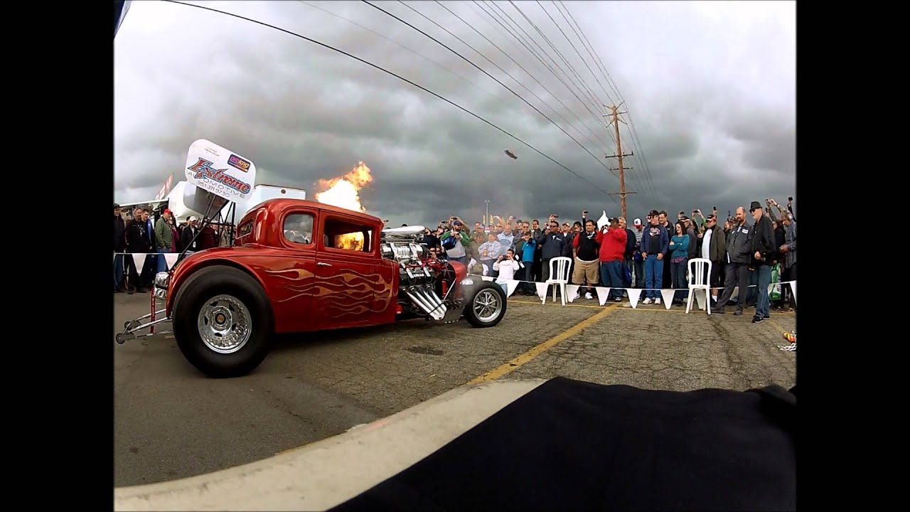 Pomona Raceway WinterNationals - Extreme Automotive's Wild Thang - YouTube