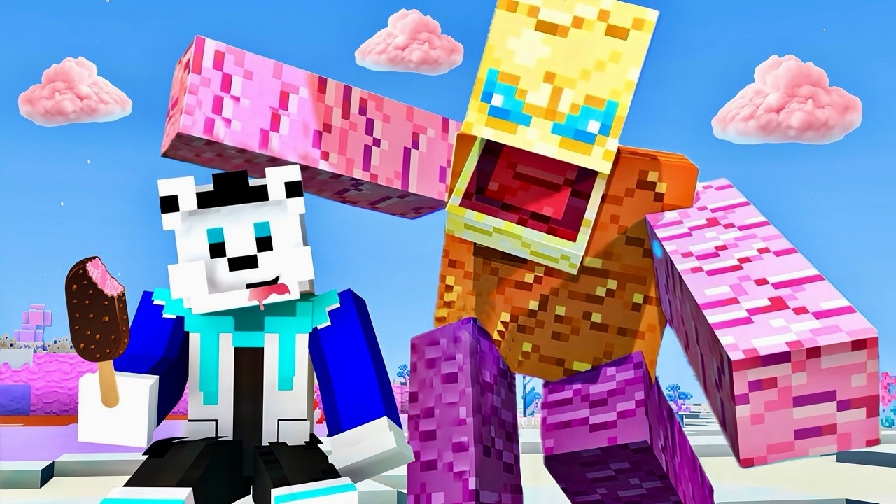 MINECRAFT PERO TODO ESTÁ HECHO DE DULCES (SWEET CALAMITY MOD) - YouTube