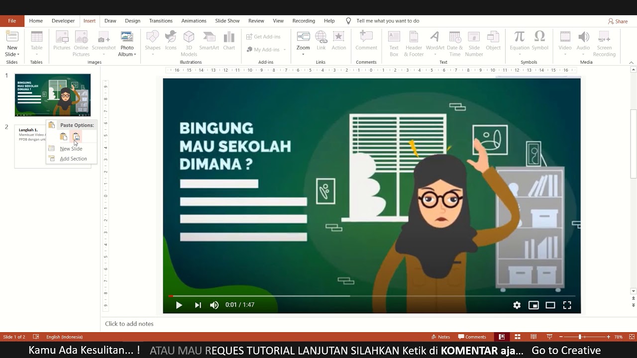 Cara Membuat Video Iklan Animasi PPDB, Pendaftaran Murid Baru, Siswa ...
