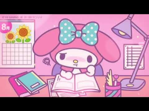 🎀studying with my melody [sanrio aesthetic music] to study, chill ...