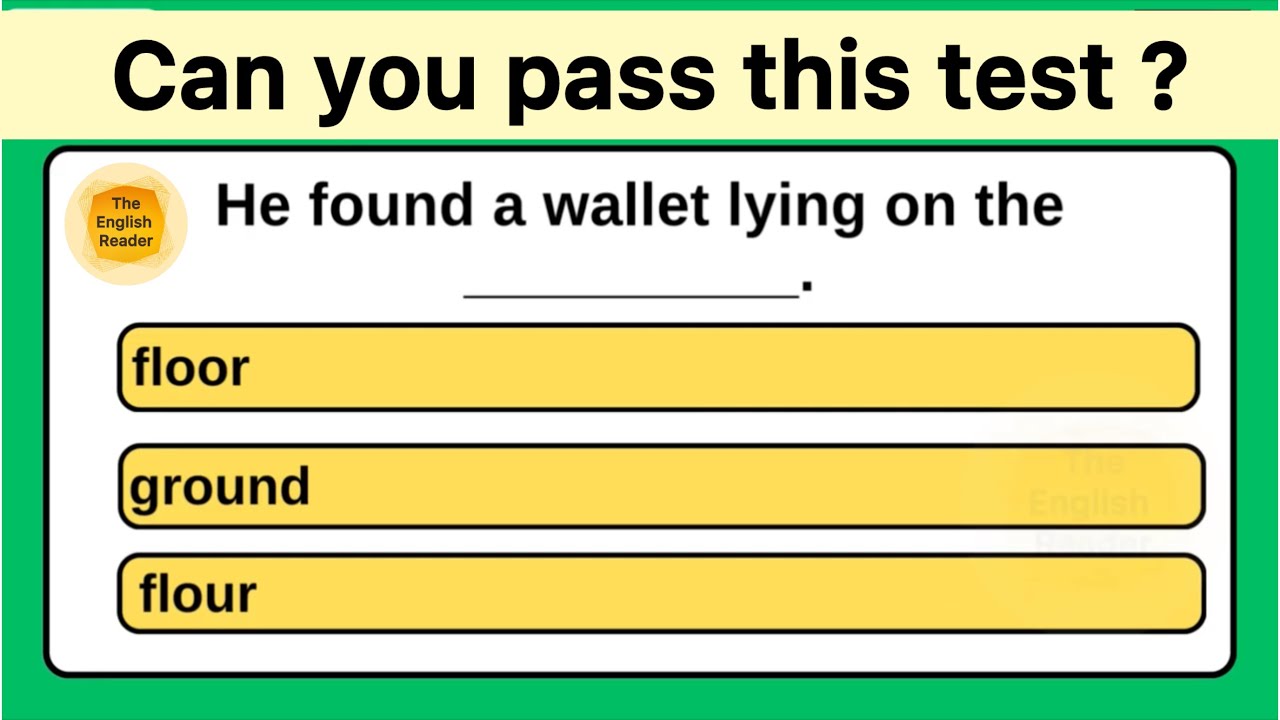100 Confusing Words Quiz in English – Test Your Grammar & Vocabulary ...